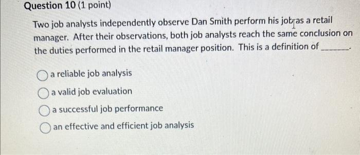 Solved Point methods use job analysis and job descriptions. | Chegg.com