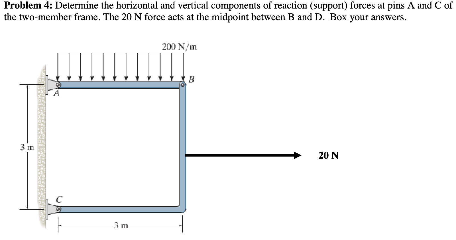 Solved Problem 4: Determine the horizontal and vertical | Chegg.com