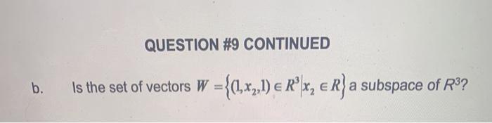 Solved 9. a. Is the set of all 3x3 lower triangular matrices | Chegg.com