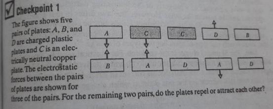 Solved Checkpoint 12The figure shows five pairs of plates: | Chegg.com