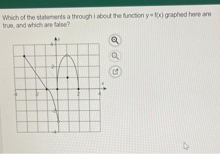 Solved Which of the statements a through i about the | Chegg.com