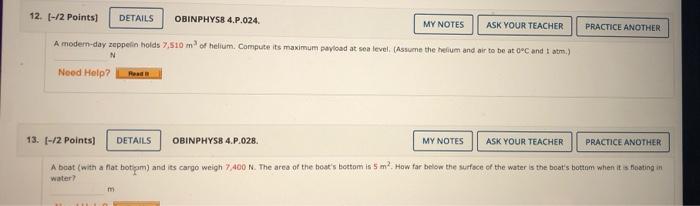 Solved PRACTICE ANOTHER 12. [-12 Points) DETAILS OBINPHYS8 | Chegg.com Solved PRACTICE ANOTHER 12. [-12 Points) DETAILS OBINPHYS8 | Chegg.com