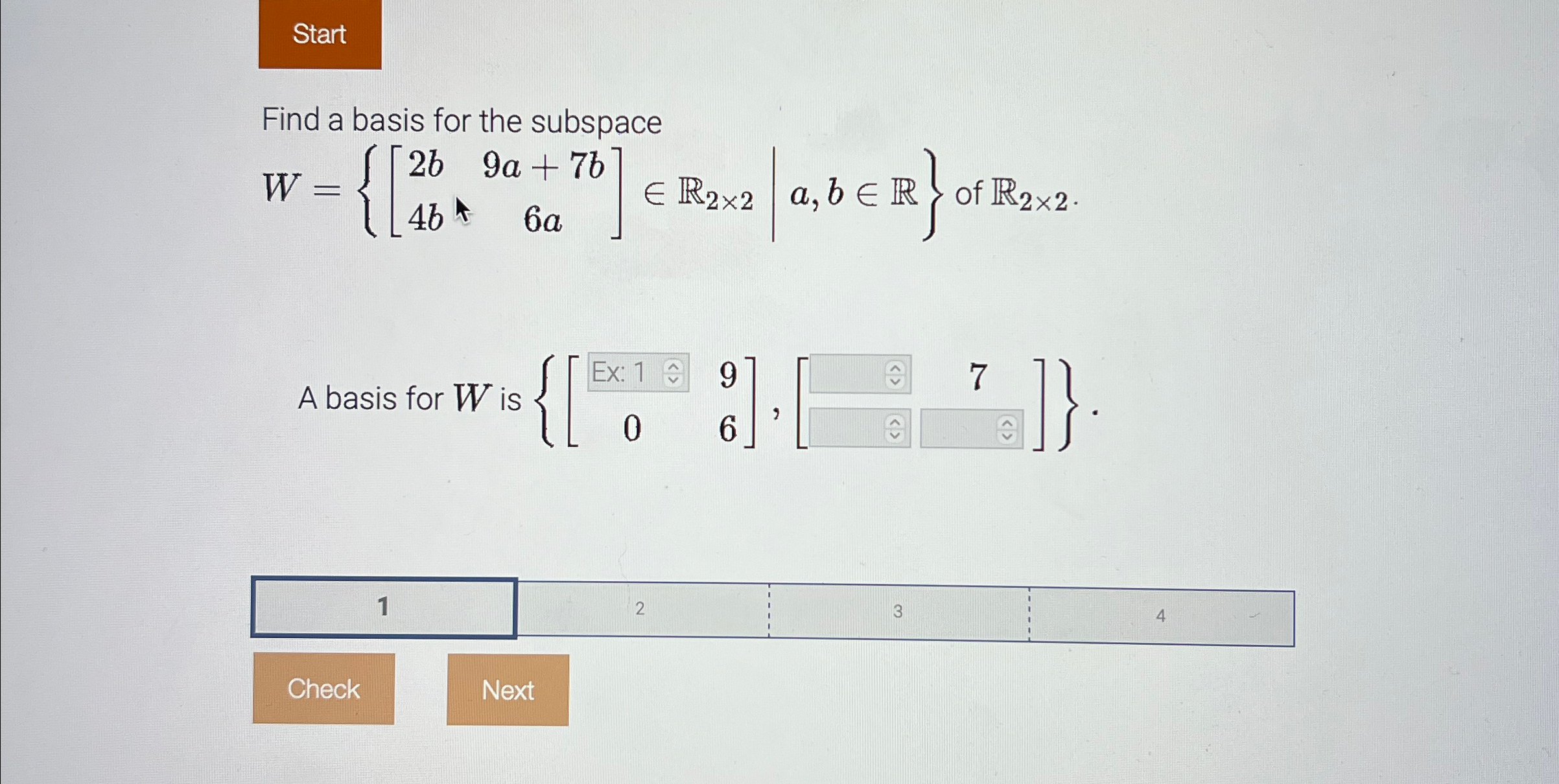 Solved Find a basis for the | Chegg.com