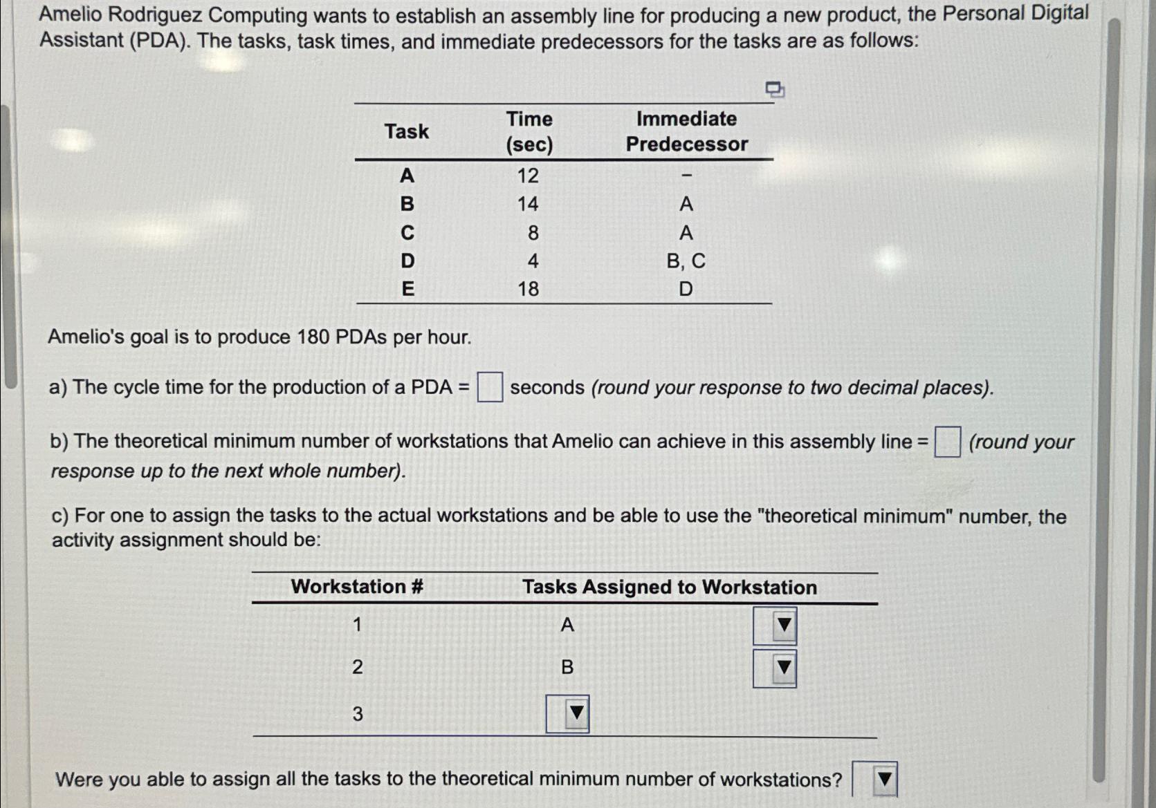 Solved Amelio Rodriguez Computing wants to establish an | Chegg.com