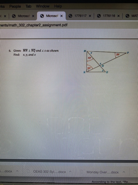 Solved rks People Tab Window * Microsol X Microsot x 1776117 | Chegg.com
