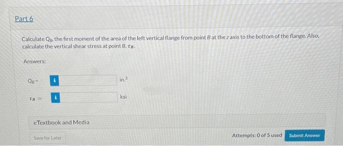 Solved The channel section shown is subjected to a vertical | Chegg.com