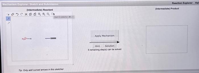 Solved Mechanism Explorer: Sketch and Submission | Chegg.com