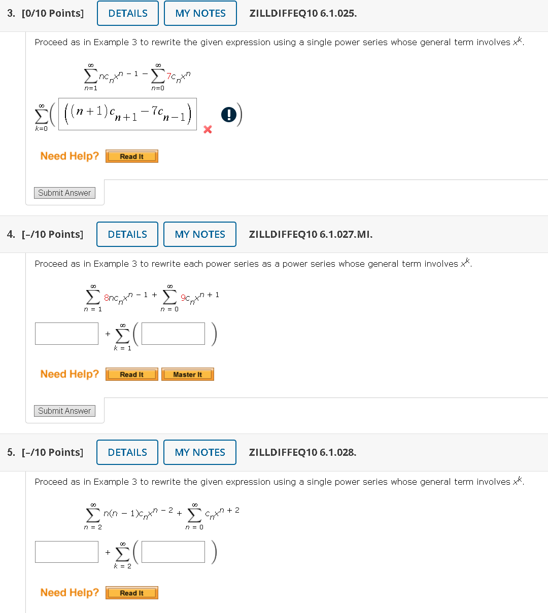 Solved Proceed as in Example 3 ﻿to rewrite the given | Chegg.com