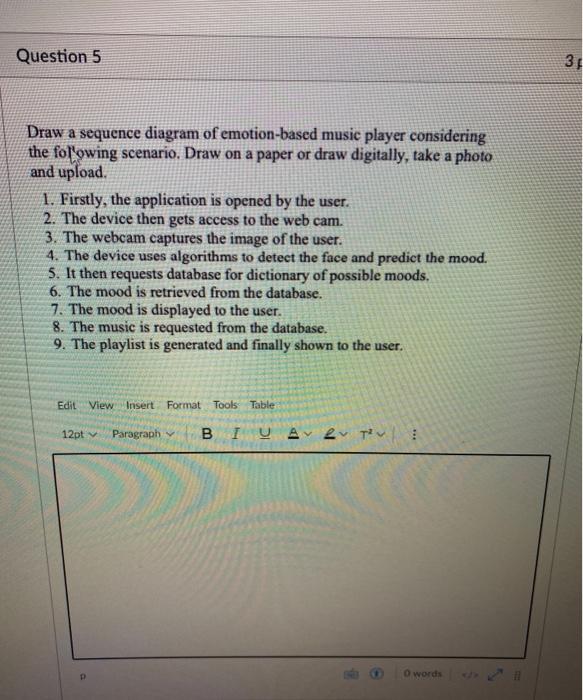 Solved Question 5 3: Draw a sequence diagram of | Chegg.com Solved Question 5 3: Draw a sequence diagram of | Chegg.com