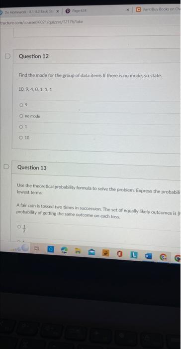 Solved Find the mode for the group of data itemis If there | Chegg.com