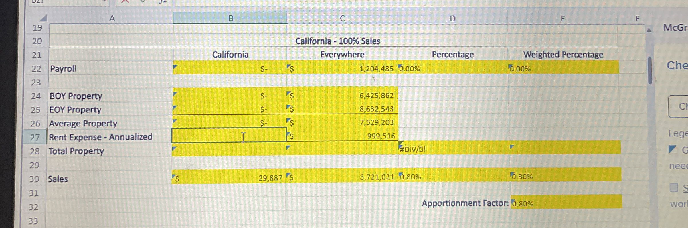 Solved Please provide formulas for rent expense annualized | Chegg.com