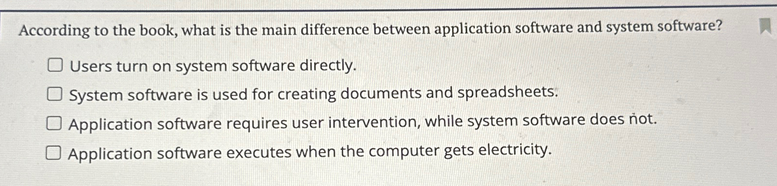 Solved According To The Book What Is The Main Difference