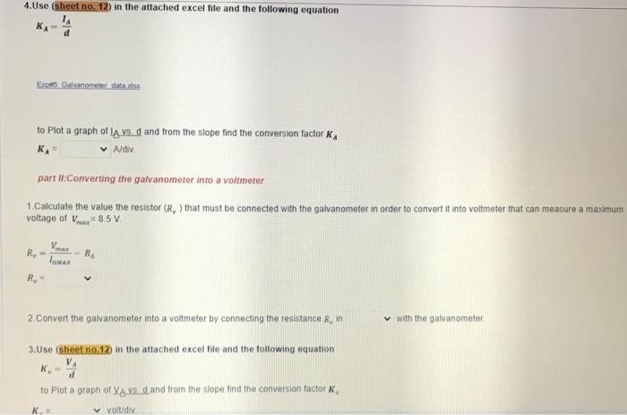 Solved 4.Use (sheet no. 12) in the attached excel file and | Chegg.com