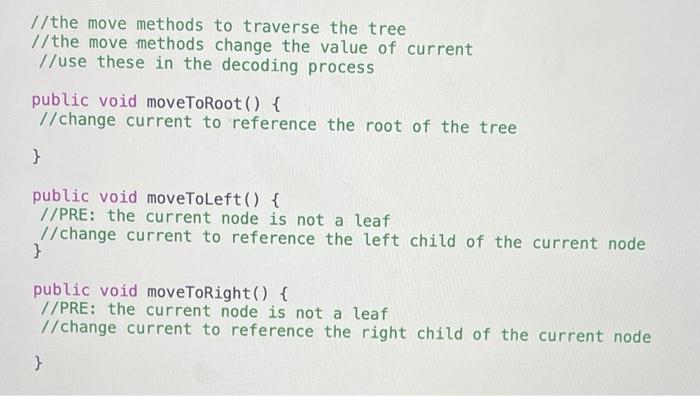 In this project you will implement Huffman encoding | Chegg.com