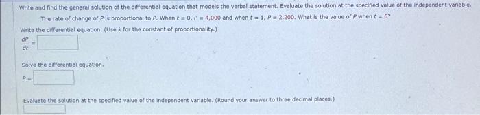 Solved Write and find the general solution of the | Chegg.com