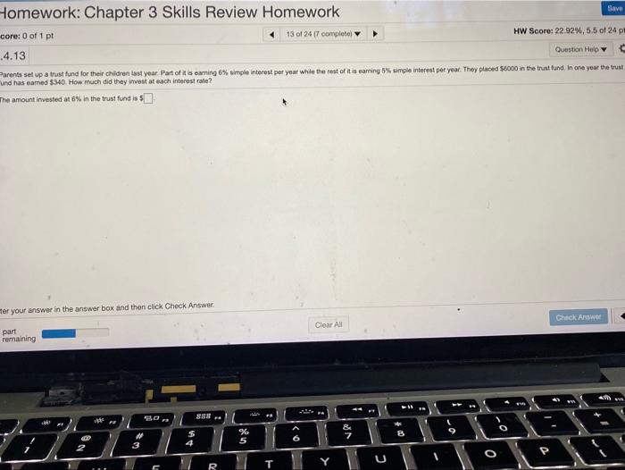 Solved Save Homework: Chapter 3 Skills Review Homework 13 of | Chegg.com Solved Save Homework: Chapter 3 Skills Review Homework 13 of | Chegg.com