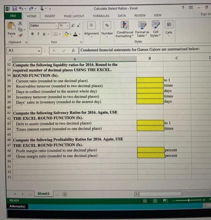Solved 1 Use Ratios To Analyze A Companys Liquidity And 