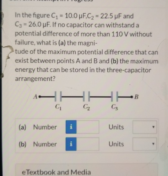 Solved In the figure C1 = 10.0 pF,C2 = 22.5 pF and C3 = 26.0 | Chegg.com