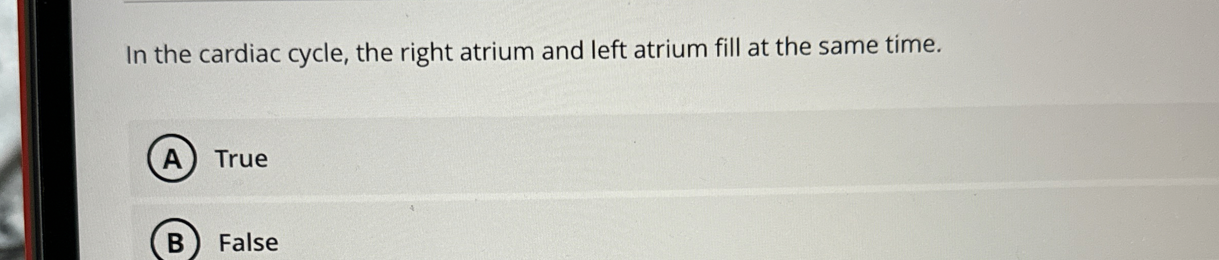 Solved In the cardiac cycle, the right atrium and left | Chegg.com