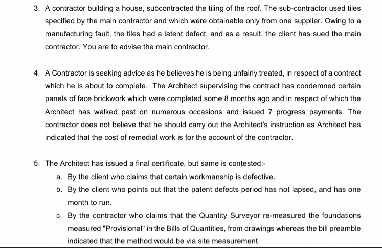 Solved Using form of condition of contract: NEC, JBCC, ﻿GCC | Chegg.com