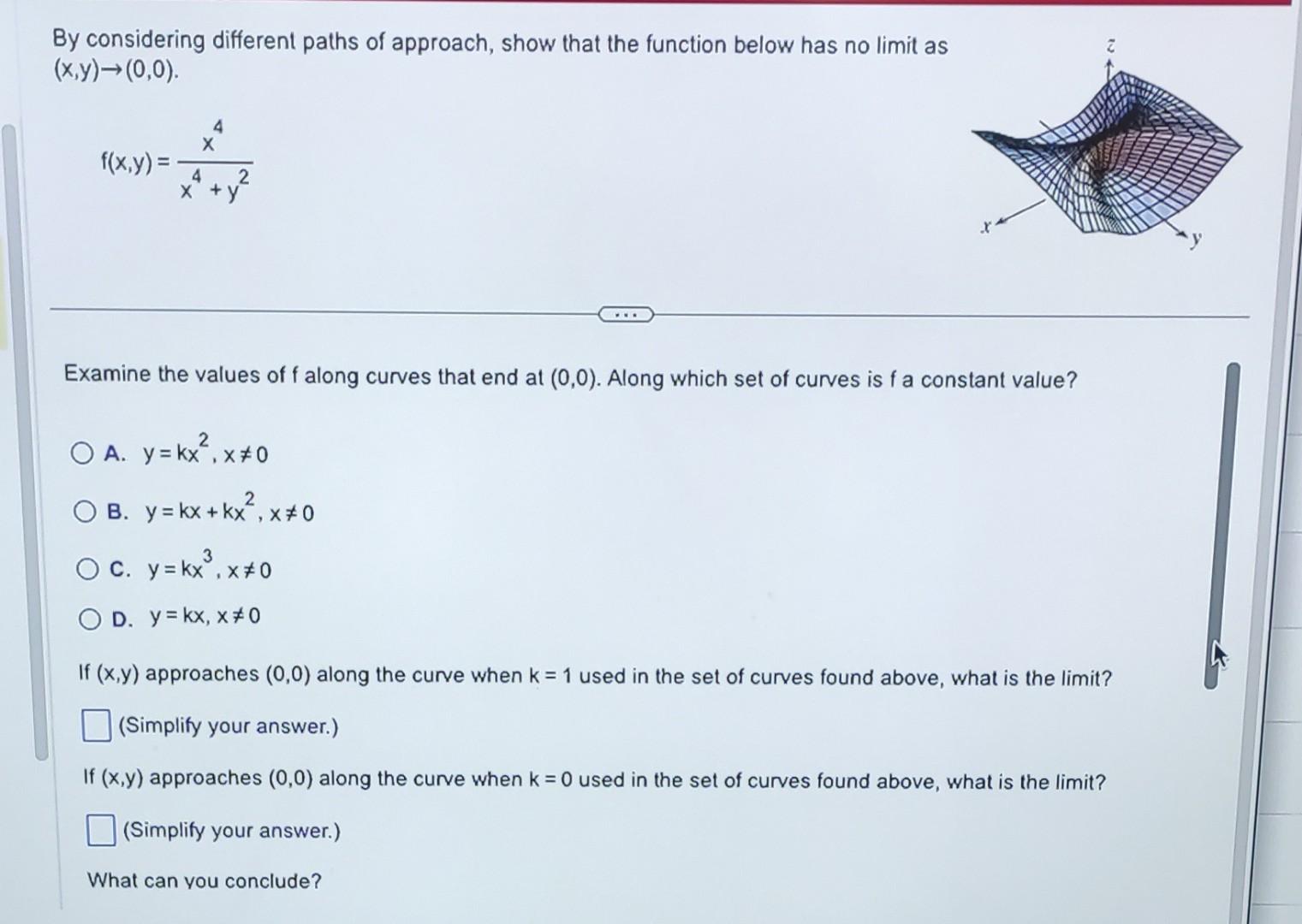 Solved By considering different paths of approach, show that | Chegg.com