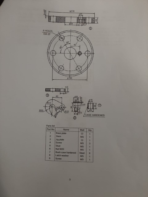 Solved Project 1. Drill Jig [40] In this assignment you are | Chegg.com