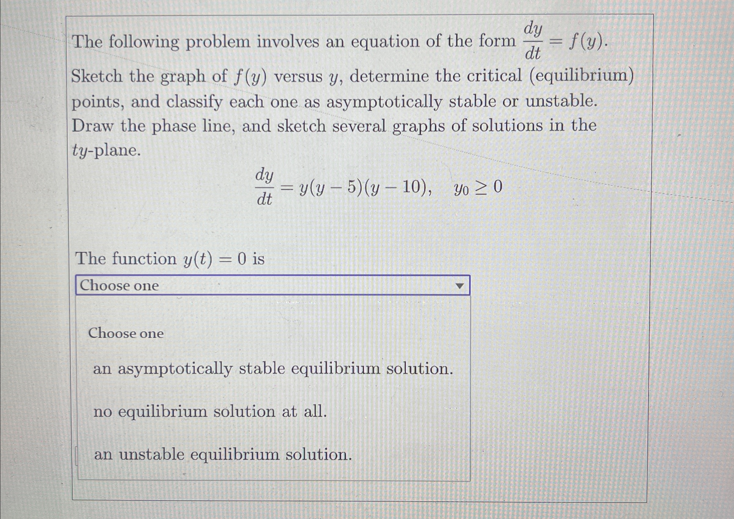 The following problem involves an equation of the | Chegg.com