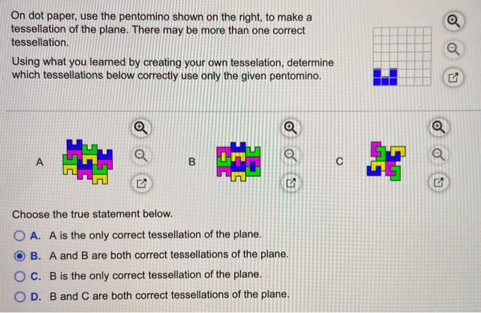 Solved On dot paper, use the pentomino shown on the right, | Chegg.com