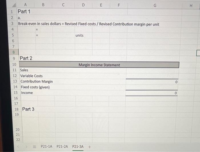 Solved Contribution margin income statement and contribution | Chegg.com