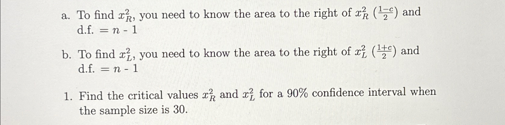 Solved a. ﻿To find xR2, ﻿you need to know the area to the | Chegg.com