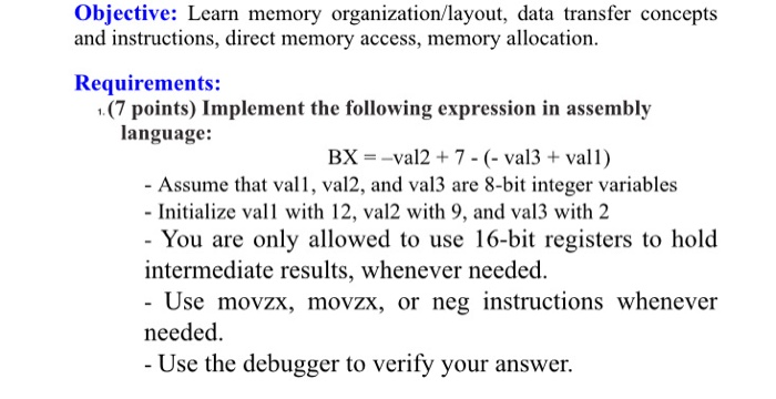Solved asm file microsoft visual studios write the program | Chegg.com