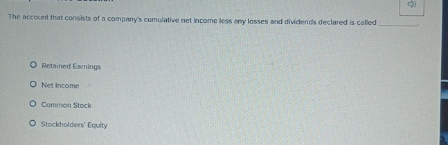 High Quality SOLUTION The account that consists of a company's ...