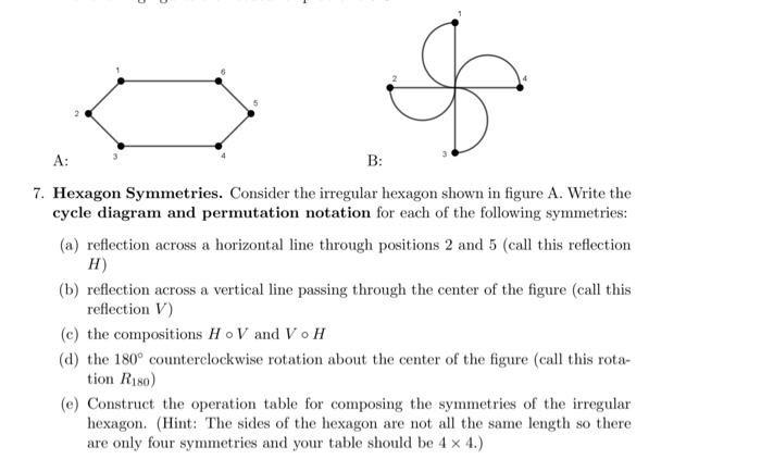 Solved 1 2 4 4 3 B: 8. Pinwheel Symmetries Consider the | Chegg.com