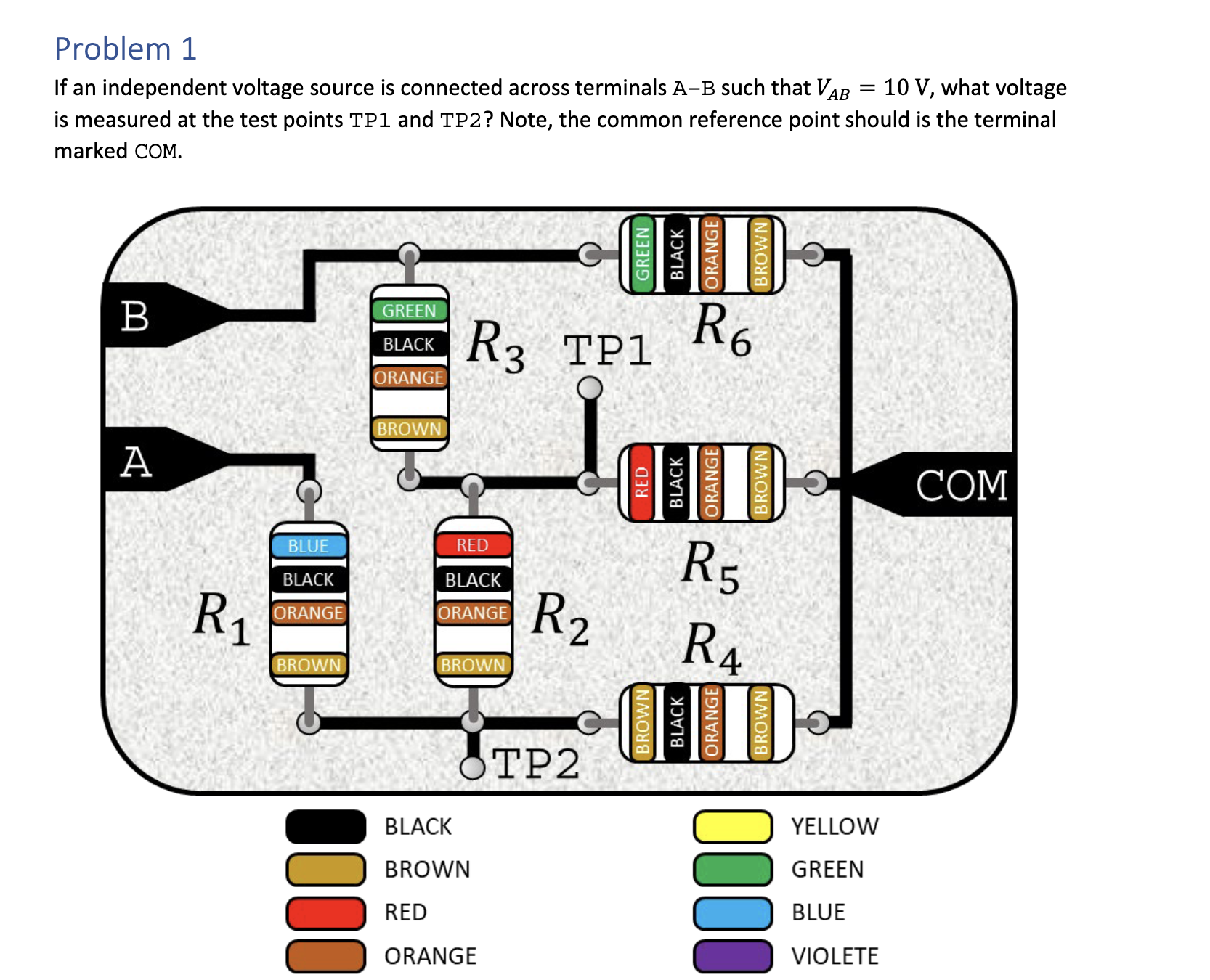 Problem 1If an independent voltage source is | Chegg.com