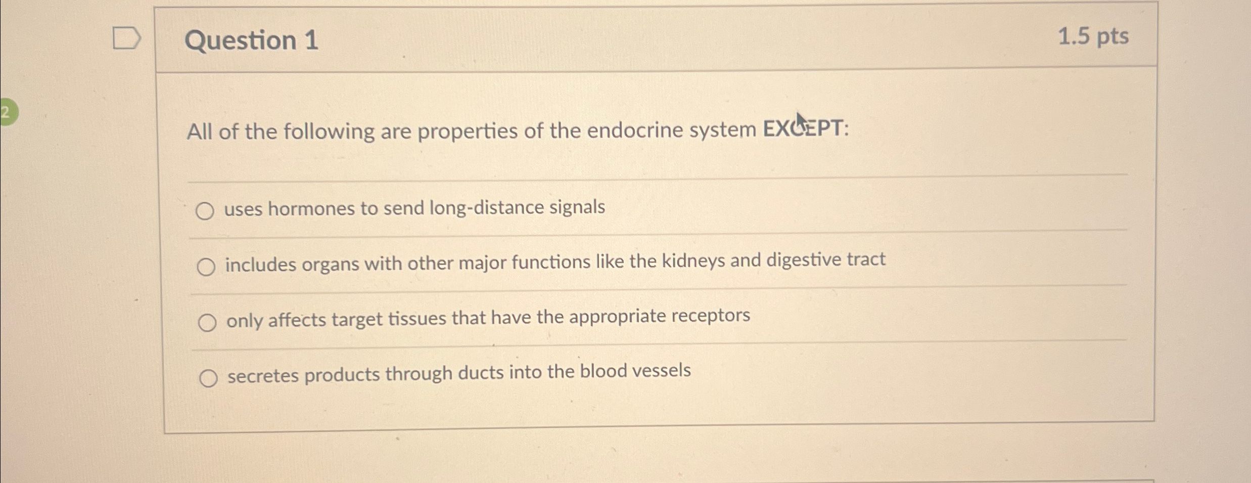 Solved Question 11.5ptsAll of the following are properties | Chegg.com