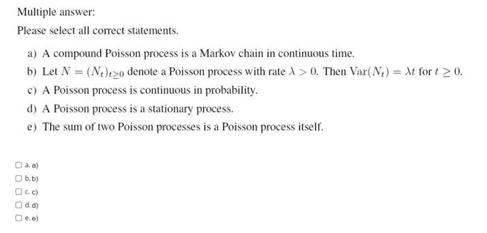 Solved Multiple answer: Please select all correct | Chegg.com