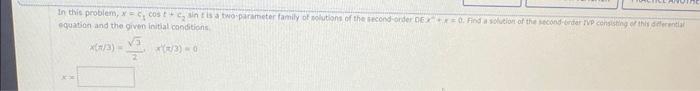Solved equation and the given initial conditiont. | Chegg.com