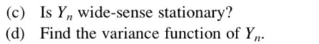 Solved 47. Let X, be a WSS random sequence, and define a | Chegg.com