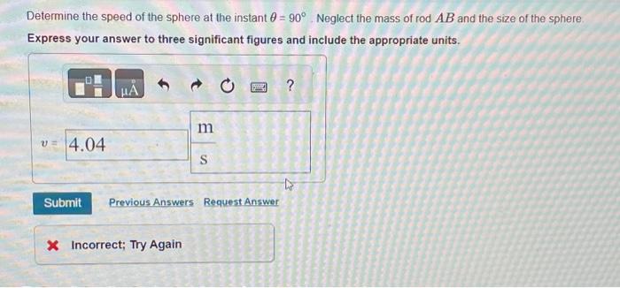 Solved The 18−kg sphere C is released from rest when θ=0∘ | Chegg.com