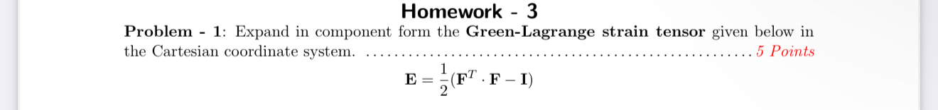 Solved Homework - 3Problem - 1: Expand in component form the | Chegg.com
