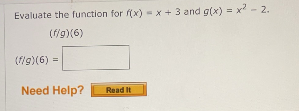Solved Evaluate the function for f(x)=x+3 ﻿and | Chegg.com
