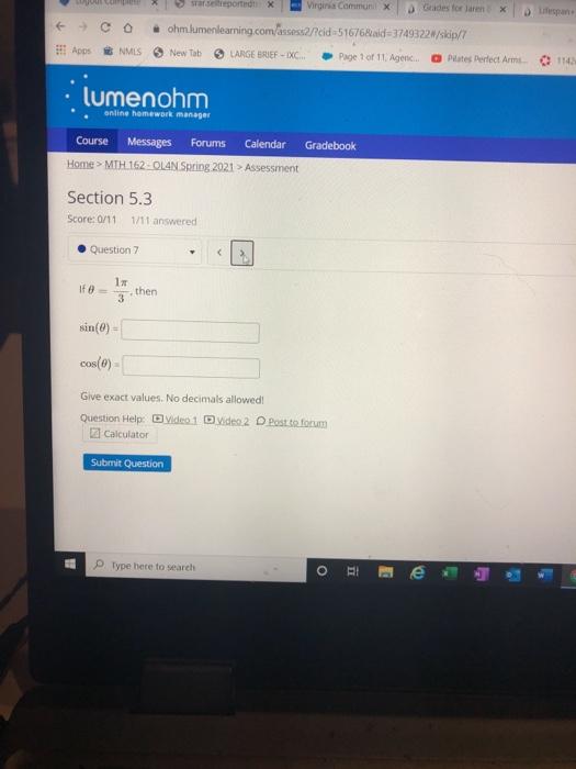 Solved reported X Virginia Communix Depan • | Chegg.com