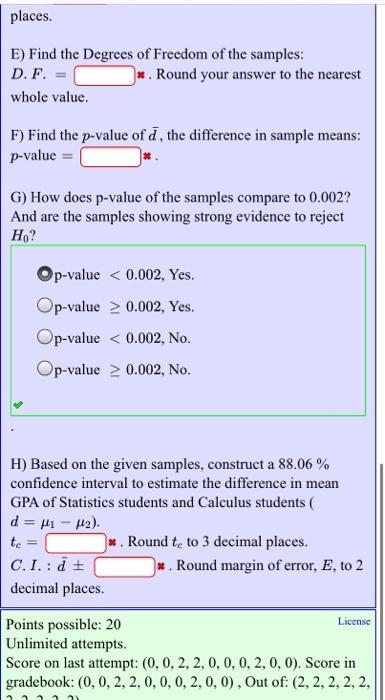 Solved Is Statistics easier than Calculus? A math course is | Chegg.com