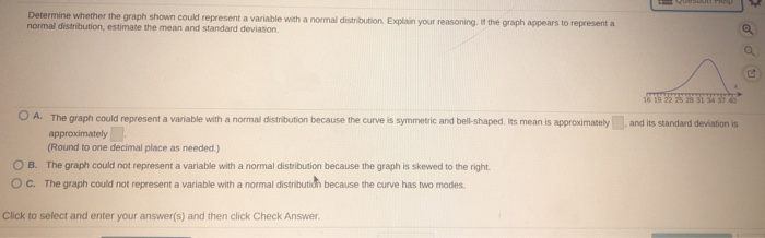 Solved Determine whether the graph shown could represent a | Chegg.com
