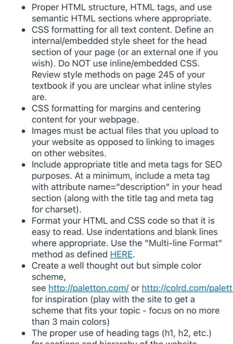 Solved Your task will be to create and design a single | Chegg.com