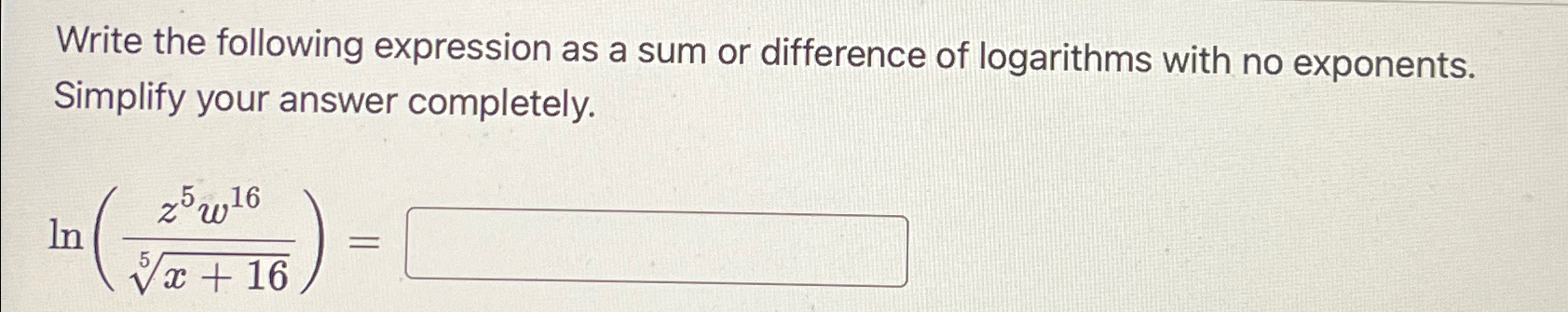Solved Write the following expression as a sum or difference | Chegg.com