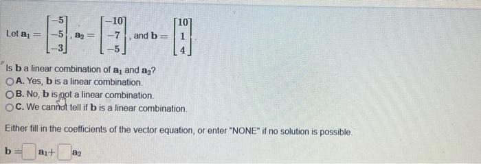 Solved Given that ⎣⎡21−120−1110−353⎦⎤∼⎣⎡1000100012−53⎦⎤ | Chegg.com
