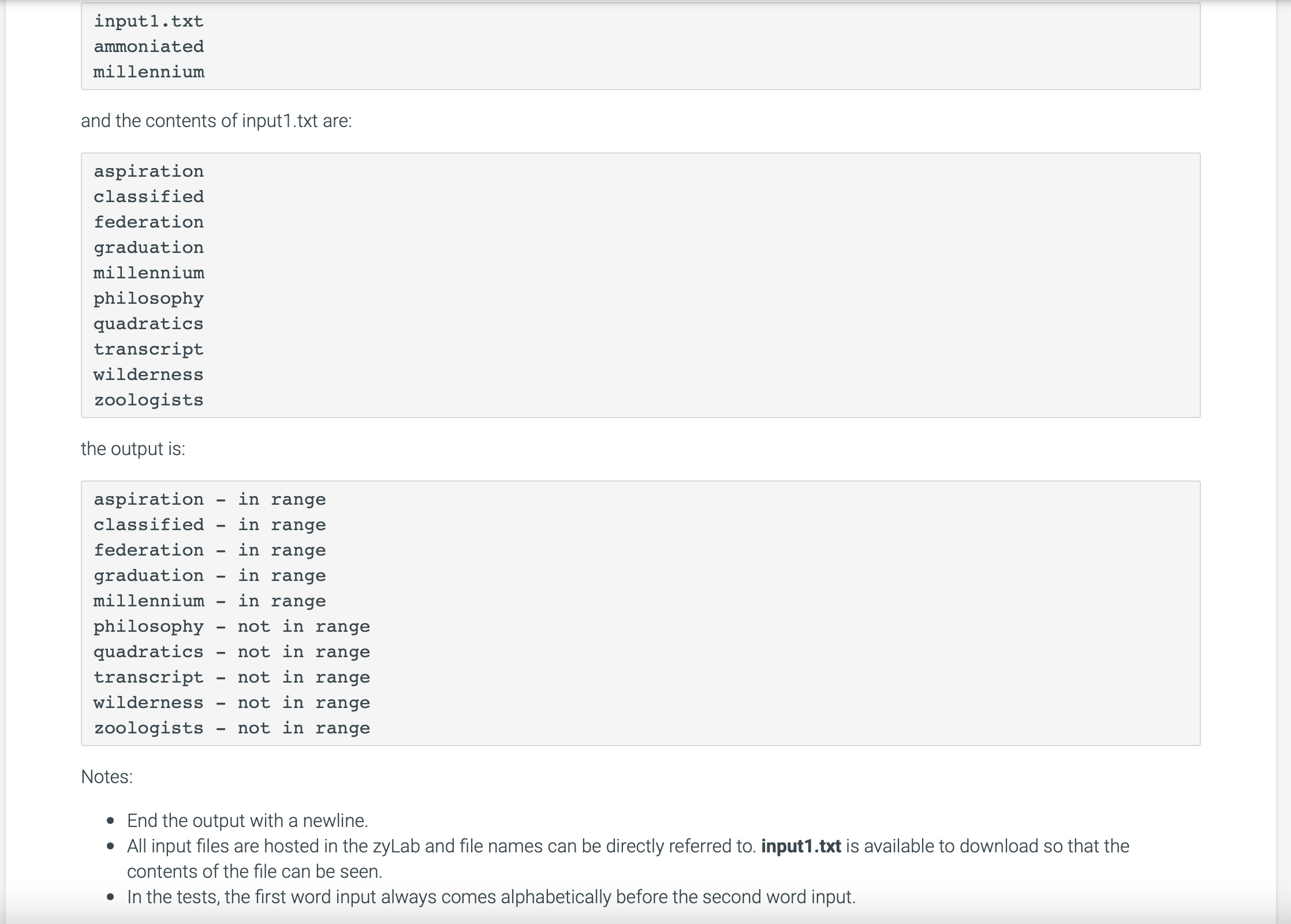 Solved Write a program that first reads in the name of an | Chegg.com