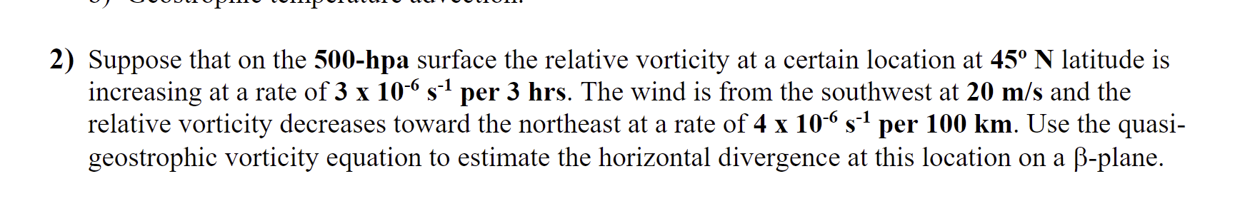 Solved Suppose that on the 500-hpa surface the relative | Chegg.com