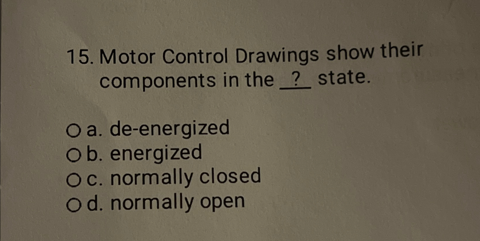 Solved Motor Control Drawings show their components in the ? | Chegg.com